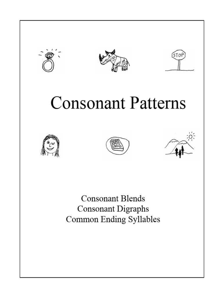 Consonant Patterns All | PDF | Rhyme | Phonics