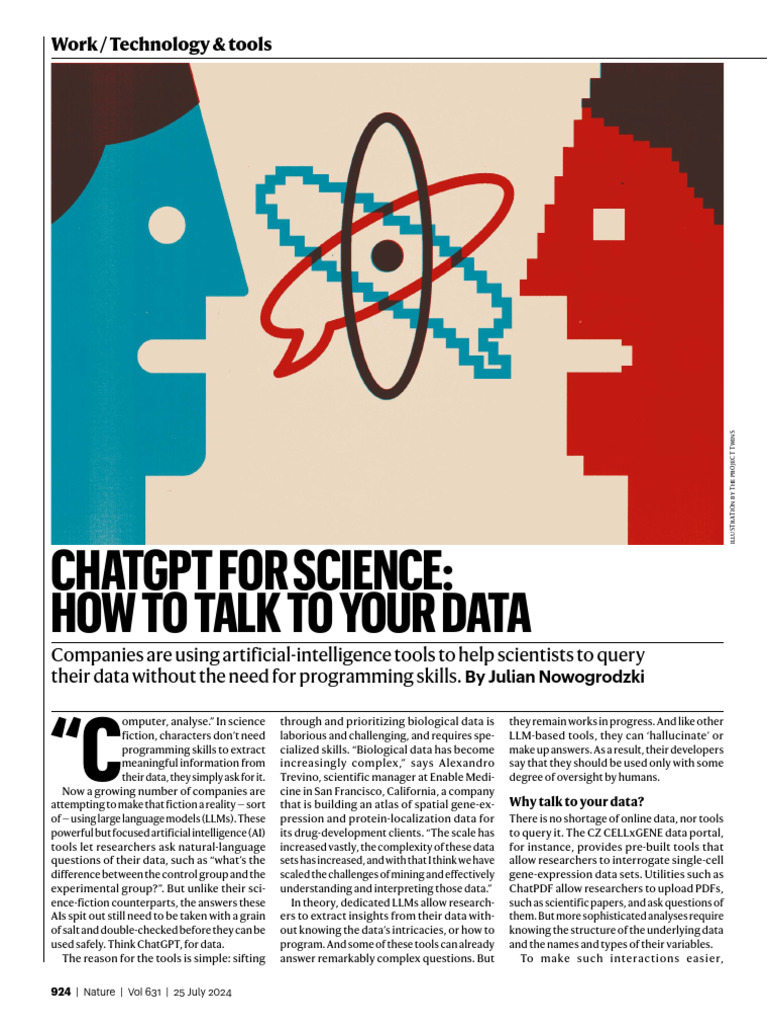 ChatGPT For Science How To Talk To Your Dat | PDF | Data | Biology
