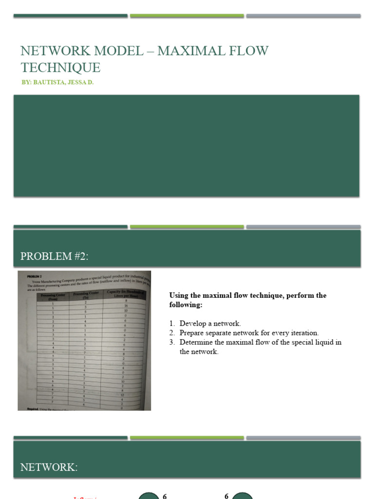 Network Model - JDB | PDF | Discharge (Hydrology) | Theoretical Computer Science
