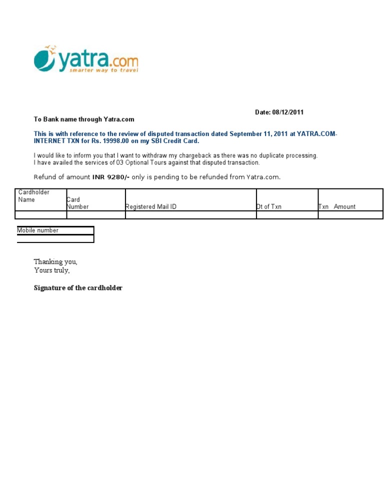 Chargeback Withdrawal Request | PDF | Finance & Money Management | Law
