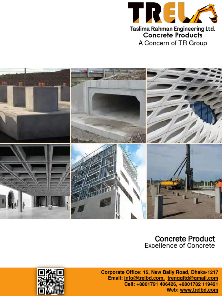 Trel-Concrete Products Credential 03 August | PDF | Precast Concrete ...