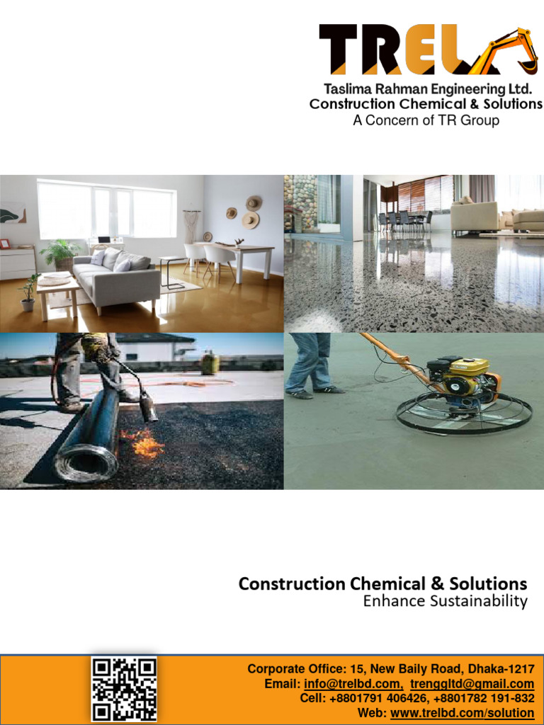 TREL-Construction Chemical & Solutions-Credential - 03 August | PDF ...