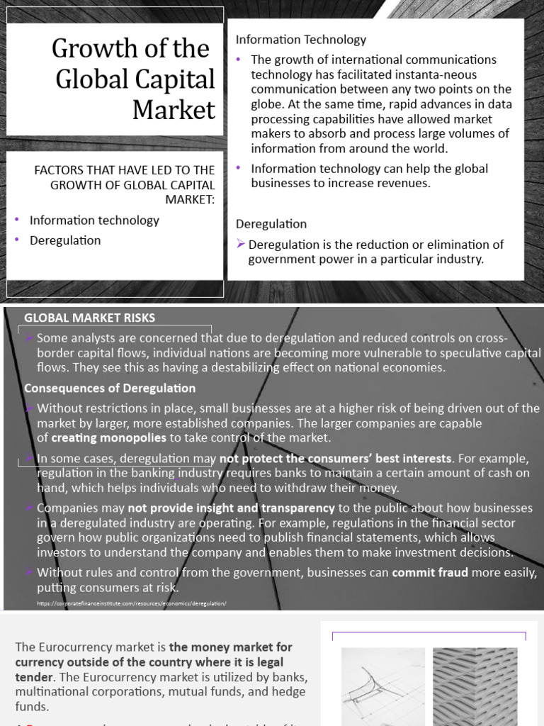 Factors Driving Global Capital Market Growth | PDF | Bonds (Finance ...