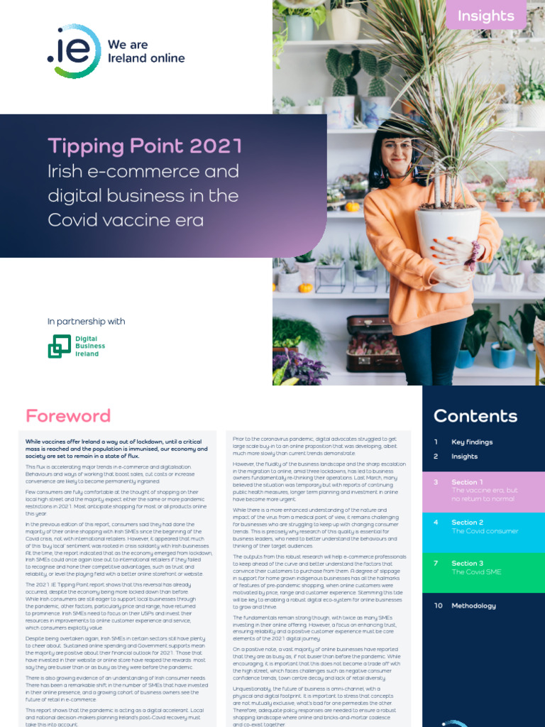 IE-Tipping-Point-Report-2021 | PDF | E Commerce | Retail