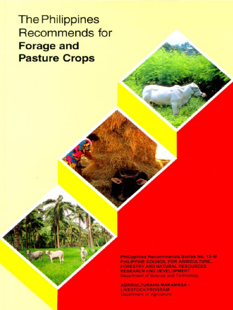 Forage and Pasture Crop Recommendations | PDF | Intensive Farming | Legume