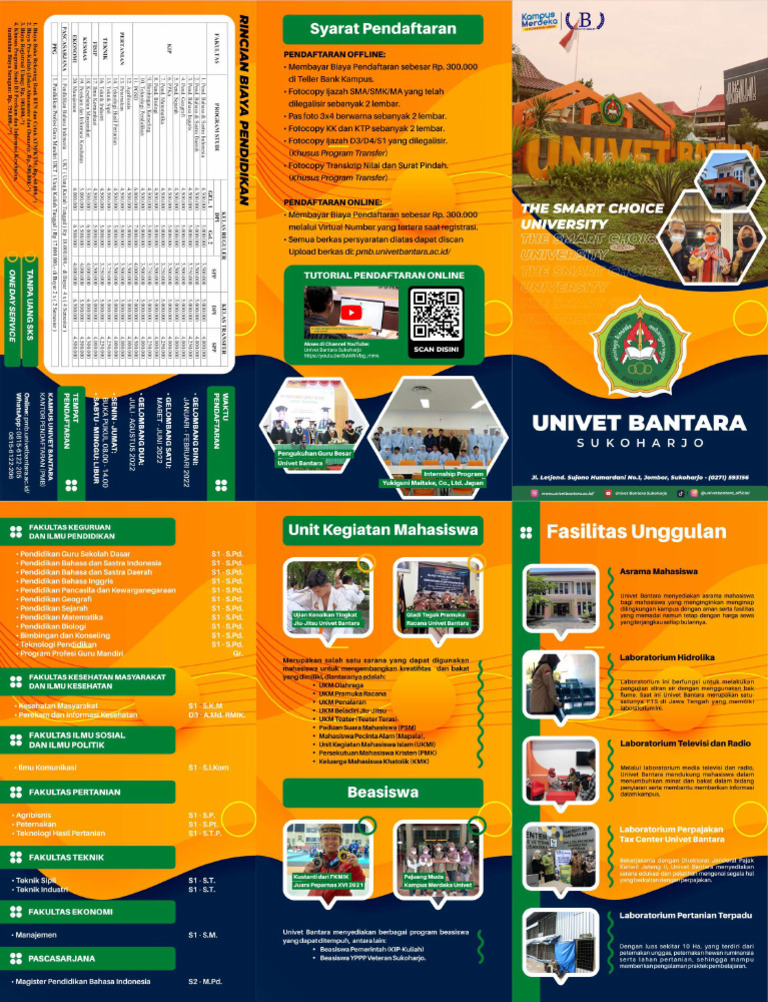 Brosur Univet 2022-2023 Fix | PDF