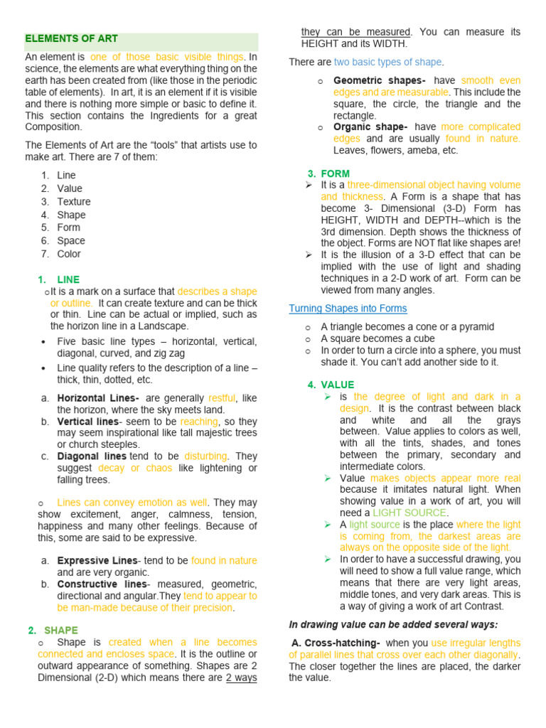 Artapp 3 | PDF | Composition (Visual Arts) | Color