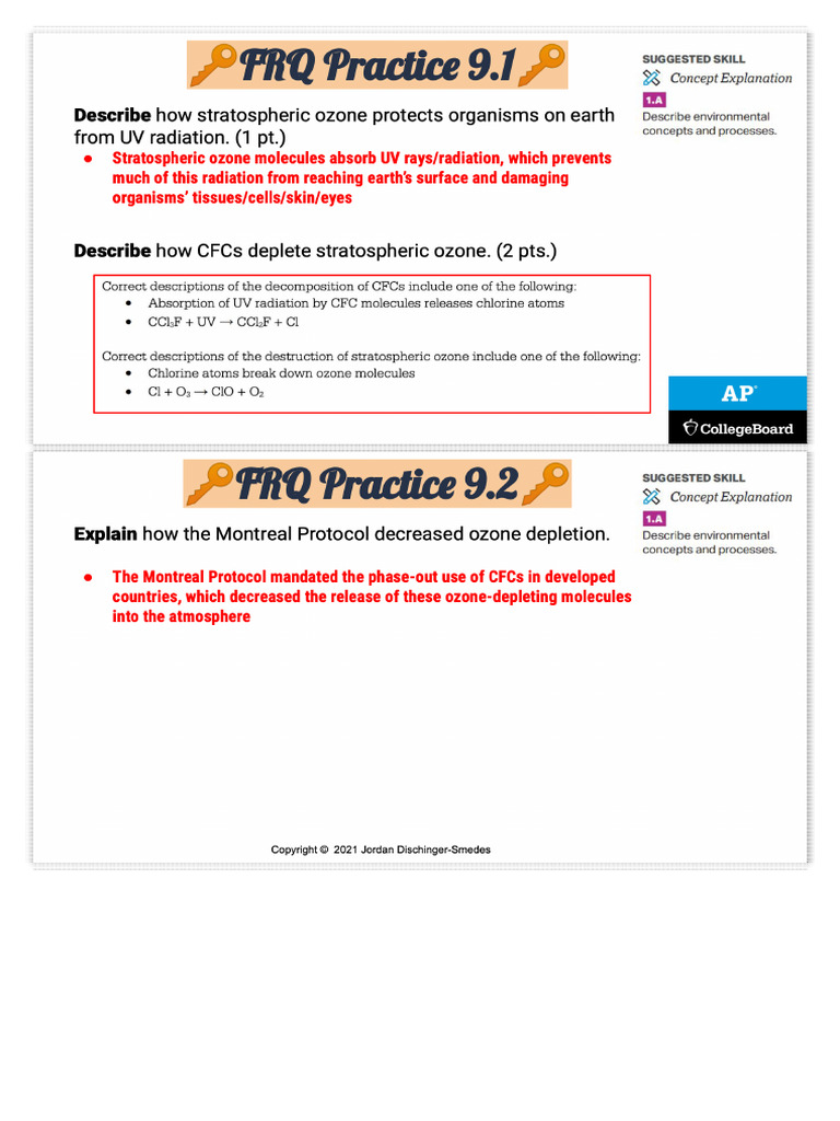 9 FRQ Key | PDF