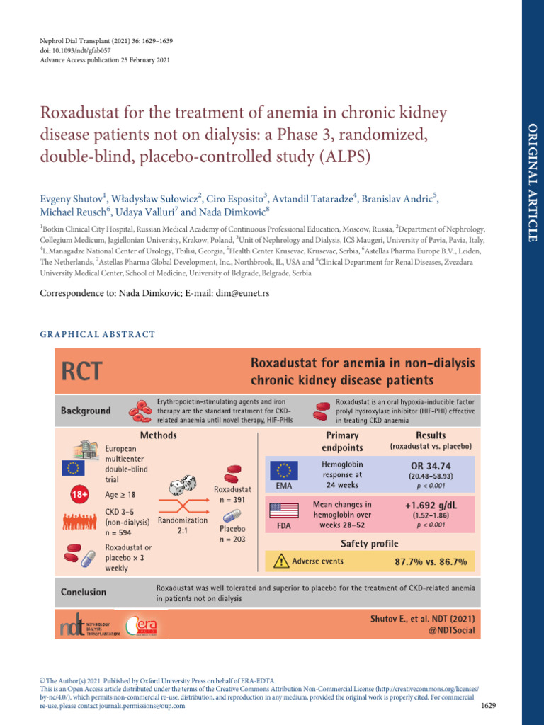 Alps Study | PDF | Blood Pressure | Chronic Kidney Disease