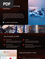 GMP Training Presentation | PDF