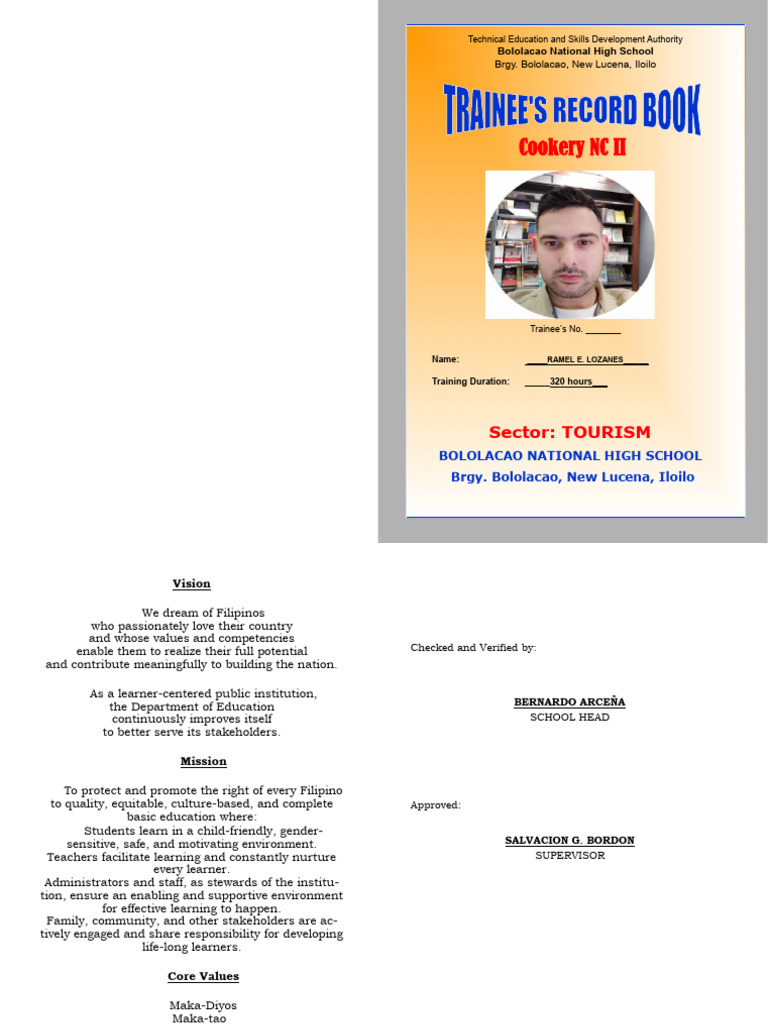 Alag, April SWBL-TRB FBS NC II | PDF | Learning