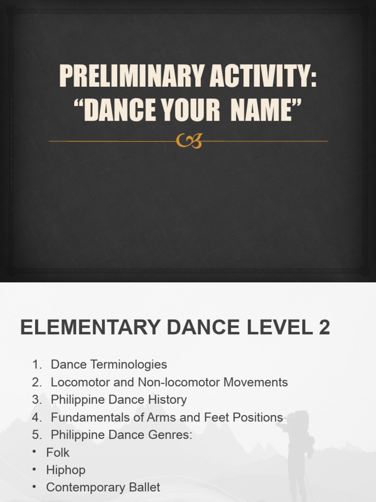 INTRODUCTION TO DANCE | PDF | Dances
