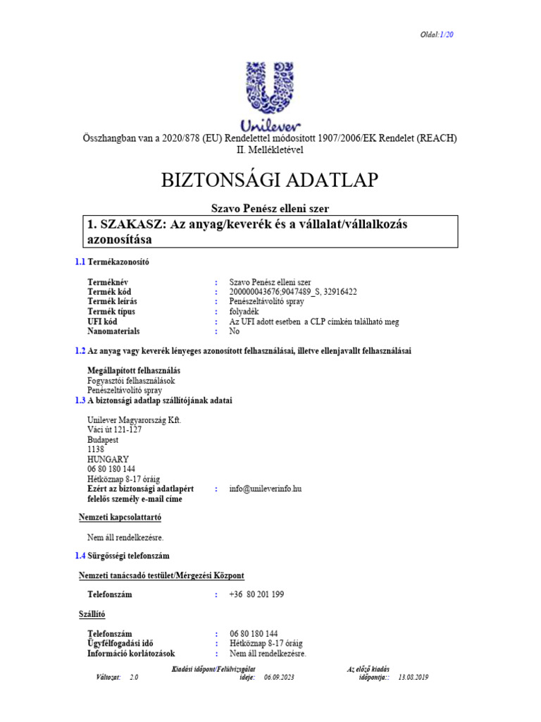 03 - Ultra Szavo Penész Elleni Szer | PDF