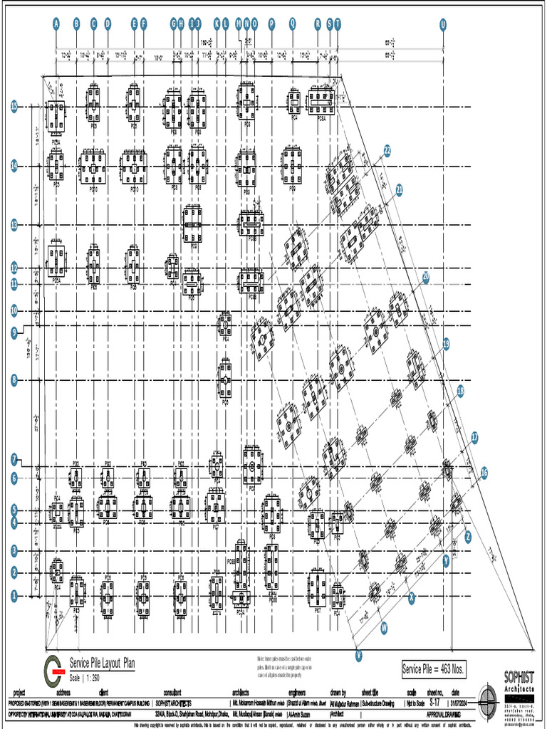Pile Cap Drawing - 31-07-24 | PDF