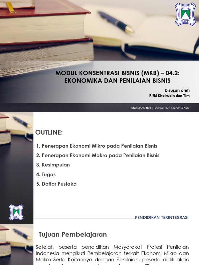 MKB 04 2 Ekonomika Dan Penilaian Bisnis | PDF