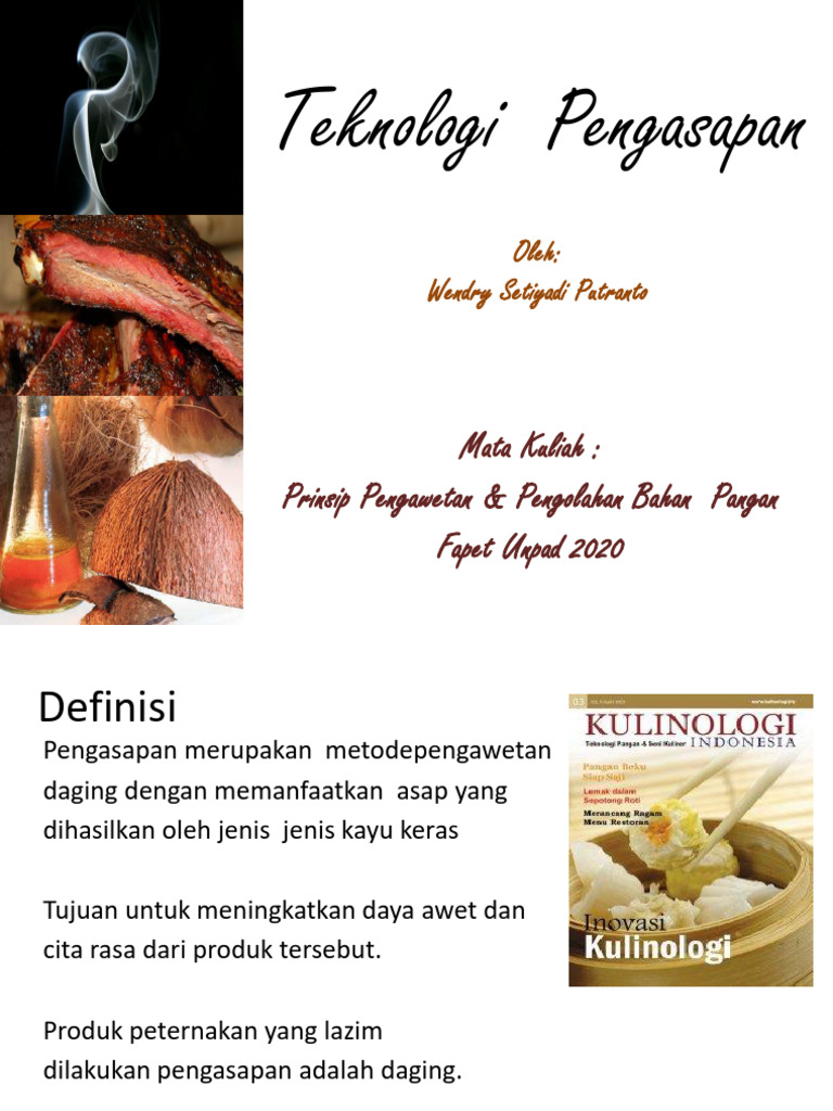 Pengasapan WSP 2020 | PDF