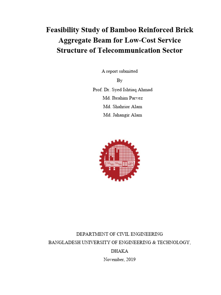 Final Report Beam 2019 | PDF | Strength Of Materials | Concrete