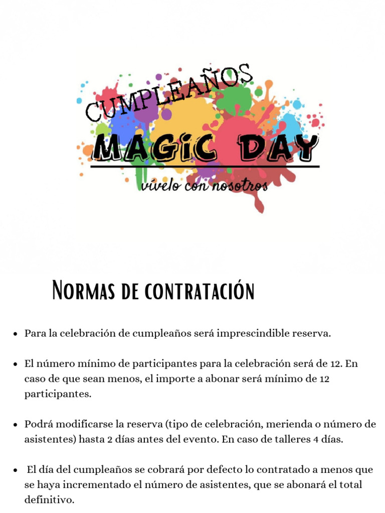 Dossier Local Cumples | PDF | Cumpleaños