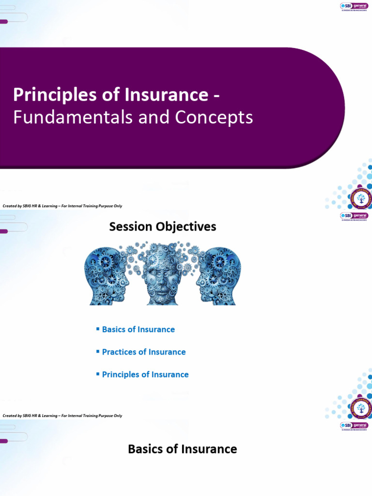 Principles of Insurance and Gi | PDF | Insurance | Risk