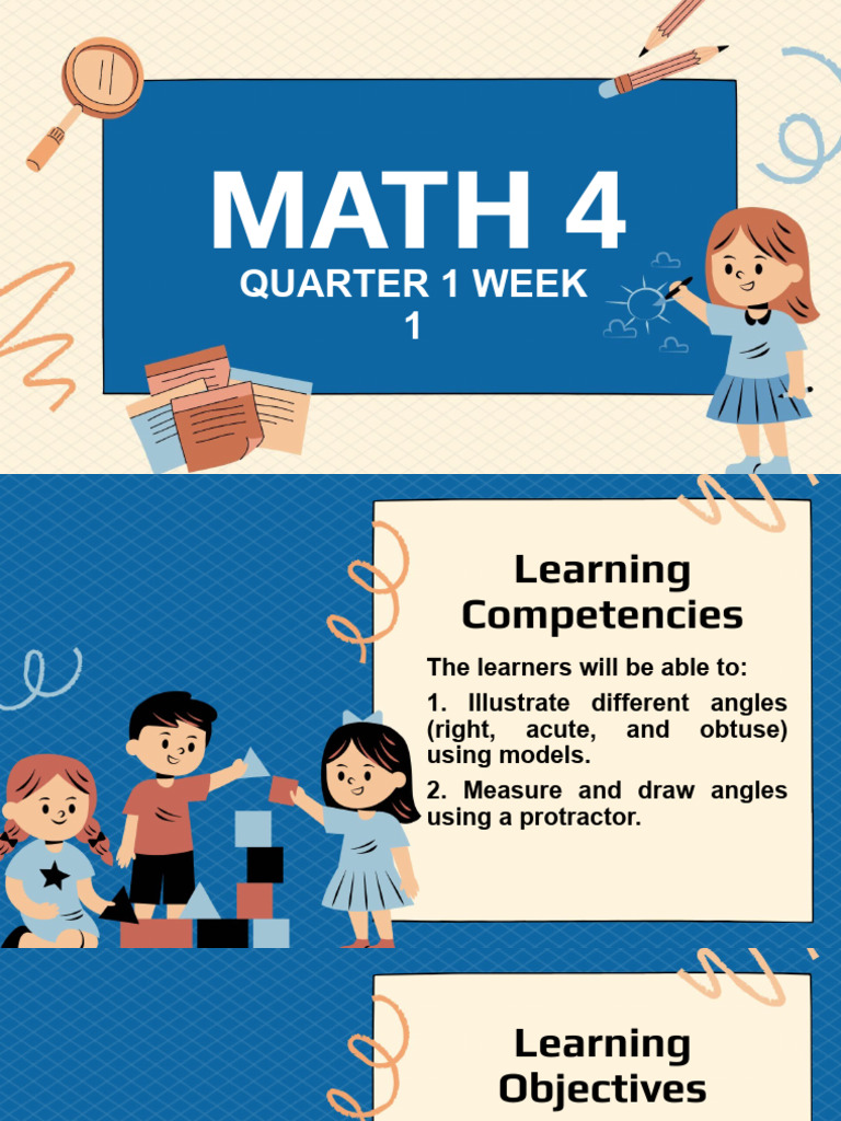 Math 4 - Q1 - Week1 | PDF | Angle | Shape
