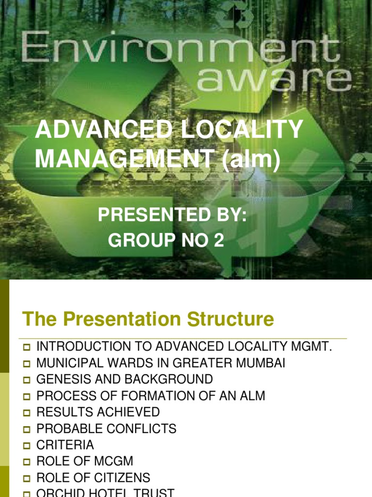 Advanced Locality Management (Alm) | PDF | Waste Management | Mumbai