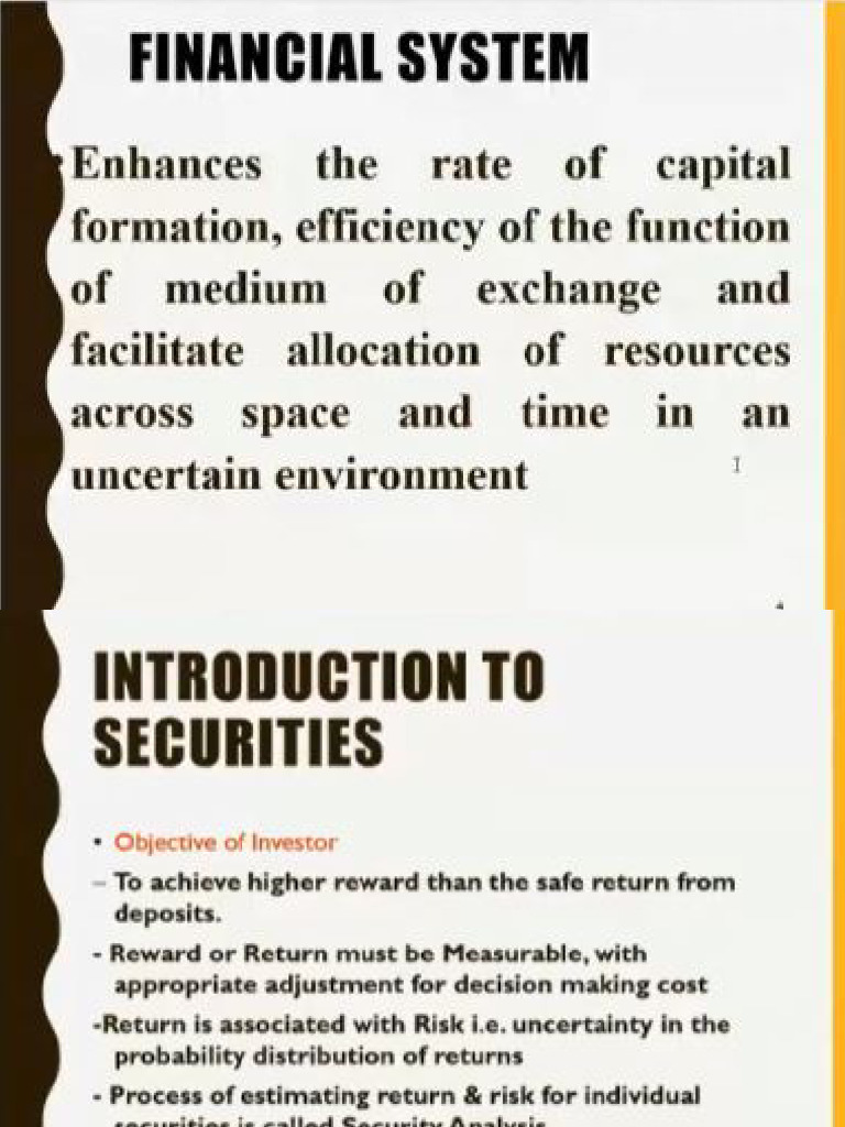 SAPM Class Slides Part 1 | PDF