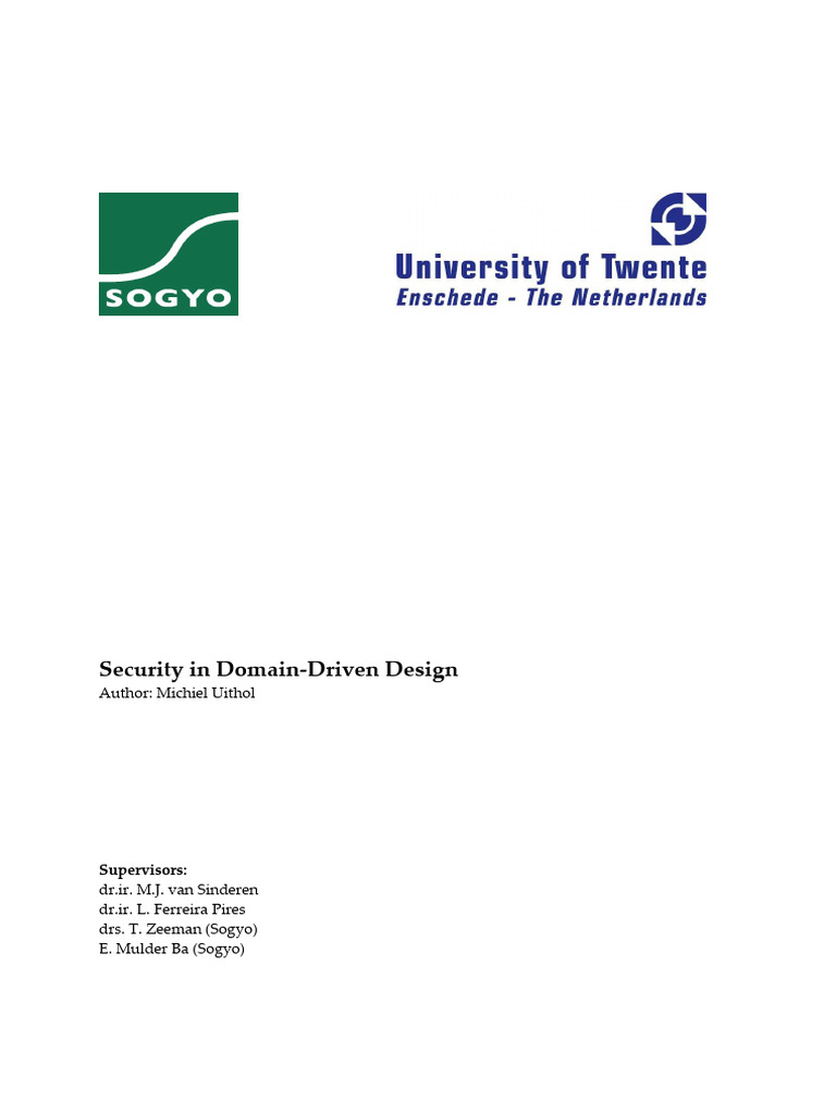 Security Domain Driven Design Pdf Class Computer Programming