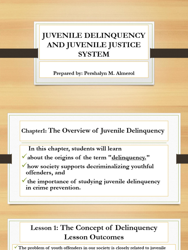 Crim 5 PPT New | PDF | Juvenile Delinquency | Juvenile Court