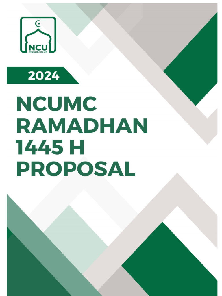 Example of Ramadan Activity in Campus Proposal | PDF | Ramadan | Abrahamic Religions