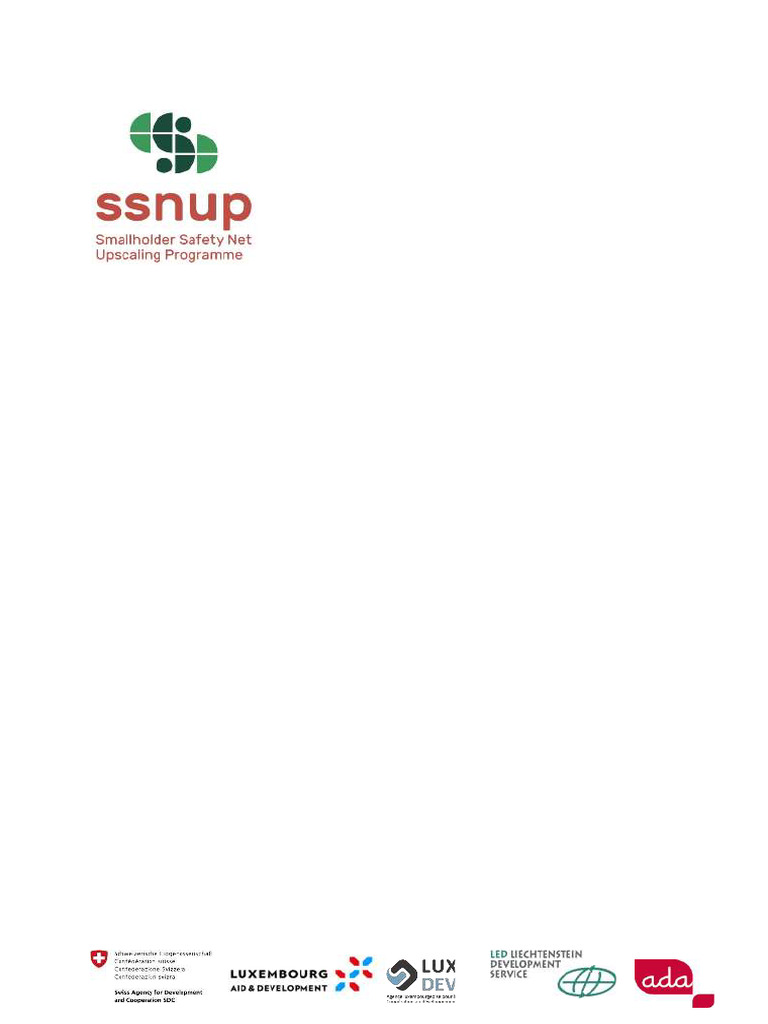 SSNUP CFP Information Pack | PDF | Investing | Climate Resilience
