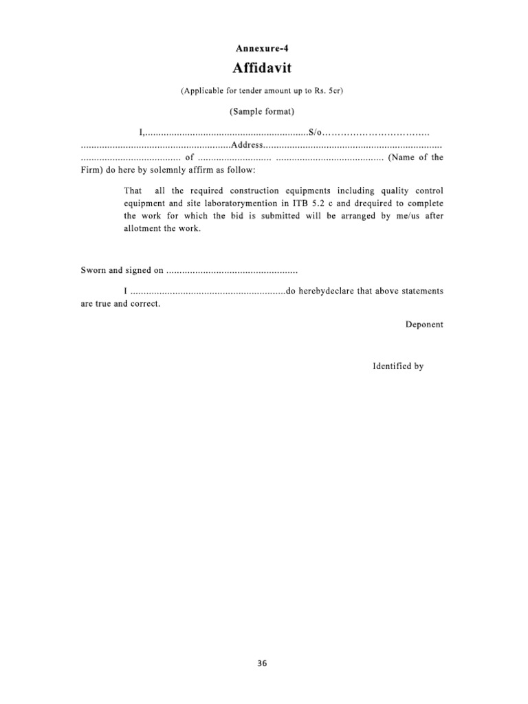 Affidavit 1 | PDF