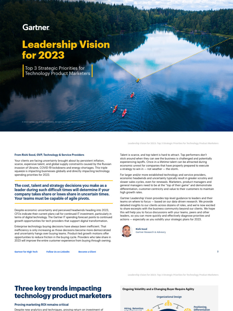2023 Leadership Vision For Technology Product Marketers | PDF ...