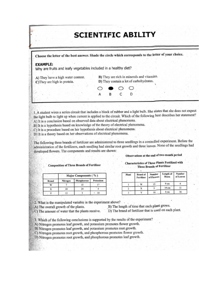 Science Part 1 Revs | PDF