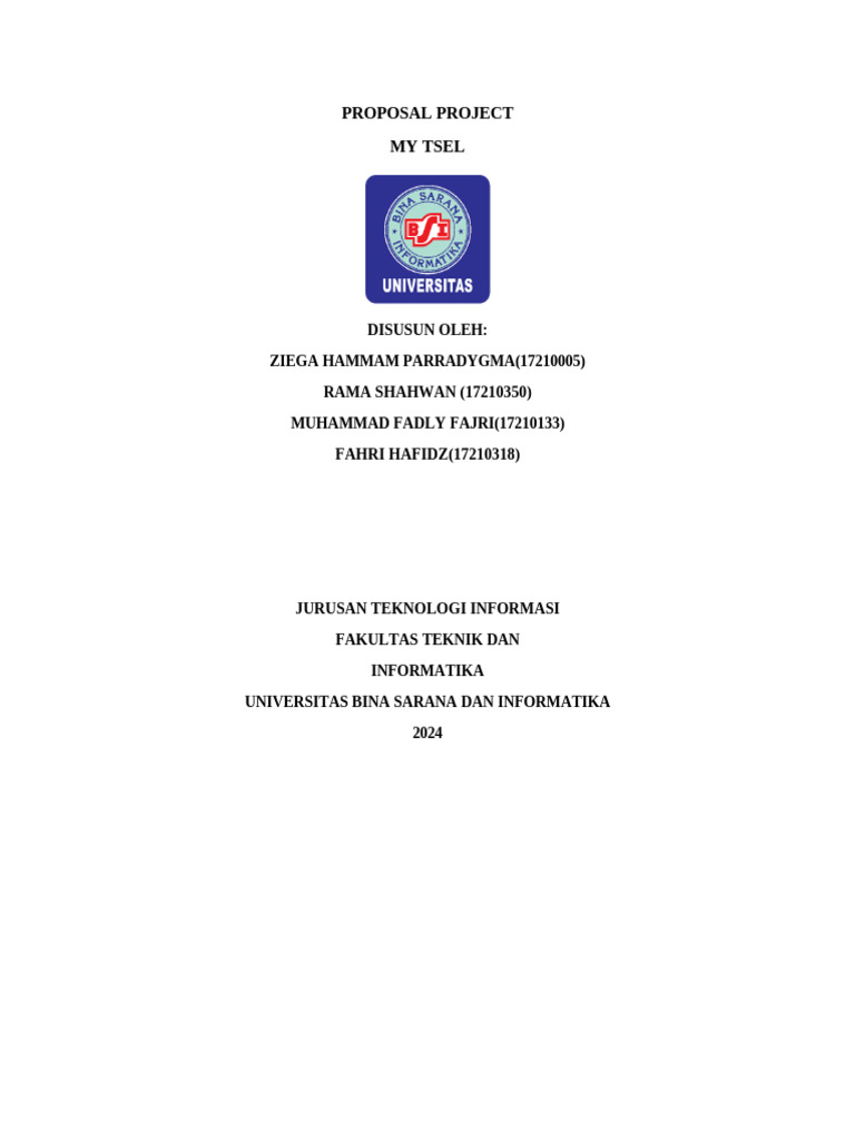 Proposal Project Mpti Revisi | PDF