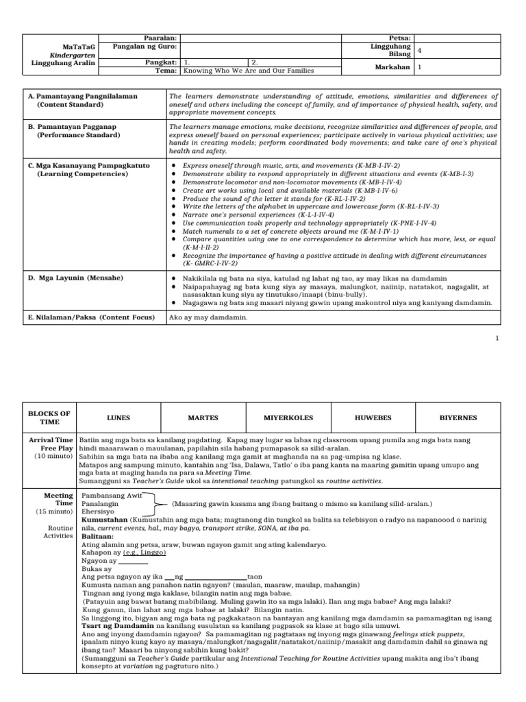 LE Kindergarten4 Q1 Week4 V.2 | PDF