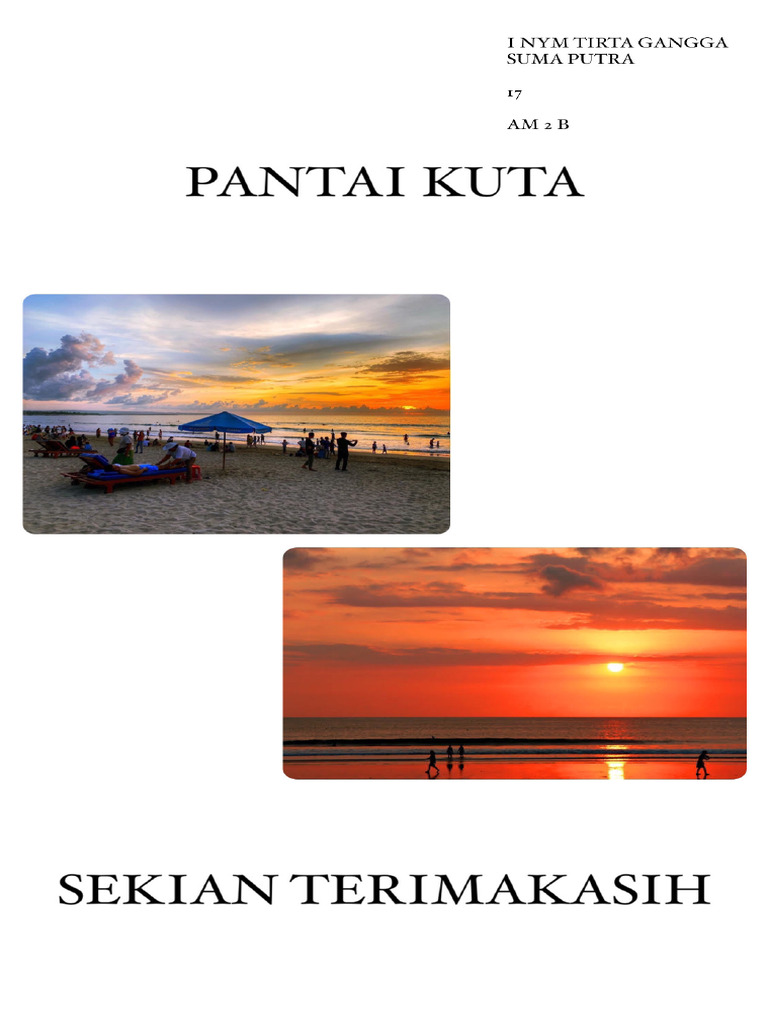 Pantai Kuta Bali | PDF