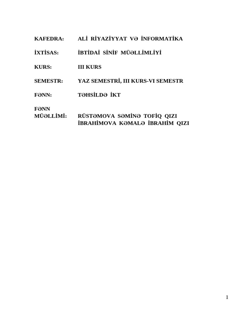 Tehsilde Ikt Ism Iii Kurs | PDF