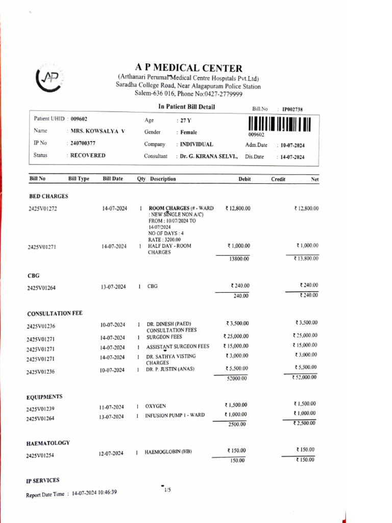 Detailed Bill | PDF | Public Services | Health Care