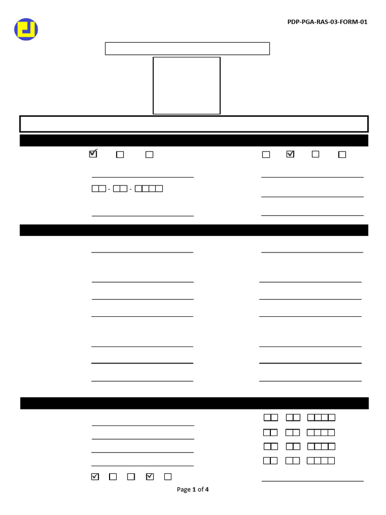 PDP-PGA-RAS-03-FORM-01 Biodata Form 2023-1 | PDF