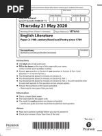 AQA GCSE Nov 2021 English Language Past Paper 1 | PDF