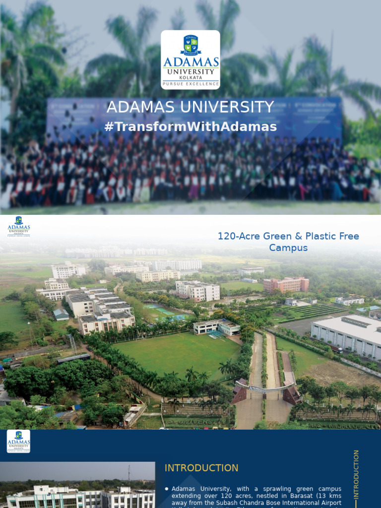 Adamas University Kolkata Seuri | PDF