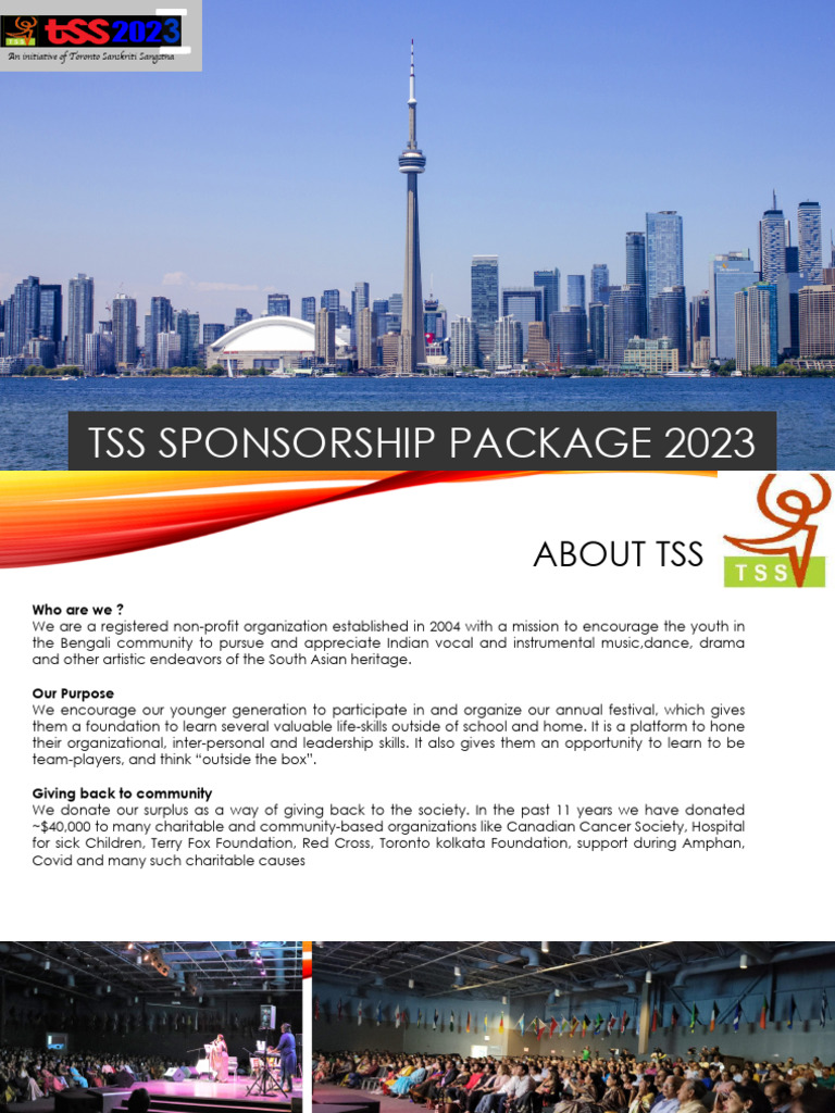 TSS 2023 India Package | PDF | Advertising | Sponsor (Commercial)
