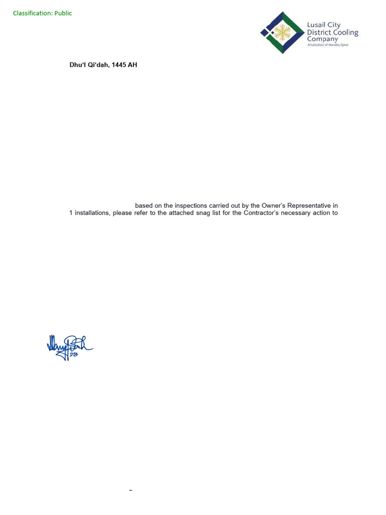 LCDCC-ALB-MDCP-CA-LET-24-0424 - Phase-1 Snag List | PDF | Pump | Flow ...