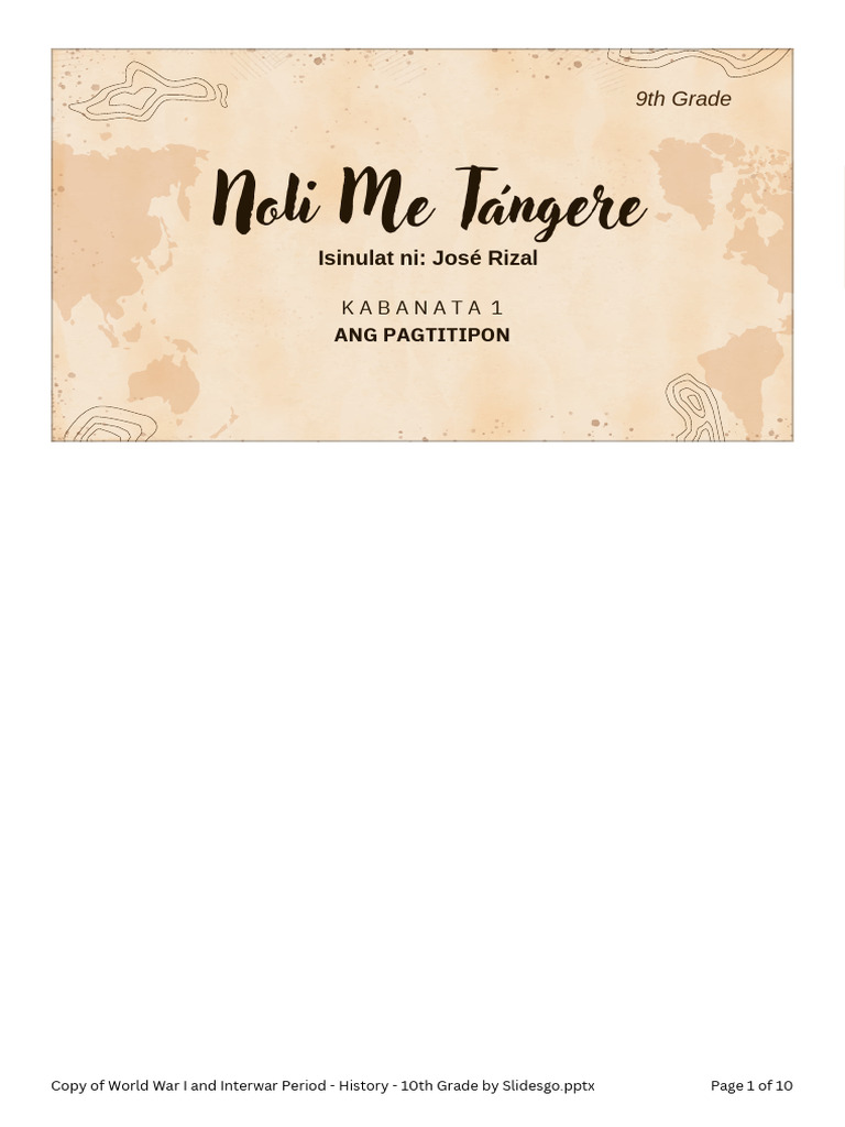 World War I and Interwar Period - History - 10th Grade by Slidesgo ...