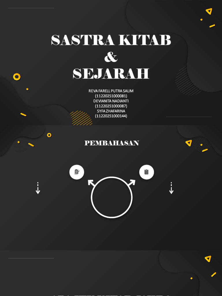 Kelompok 4 Sastra Kitab Dan Sejarah MMI | PDF