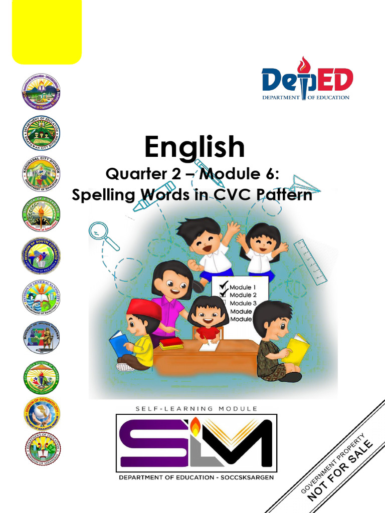 English 2 - Q2 - Mod6of8 - Spelling Words in CVC Pattern - v2 1 | PDF ...