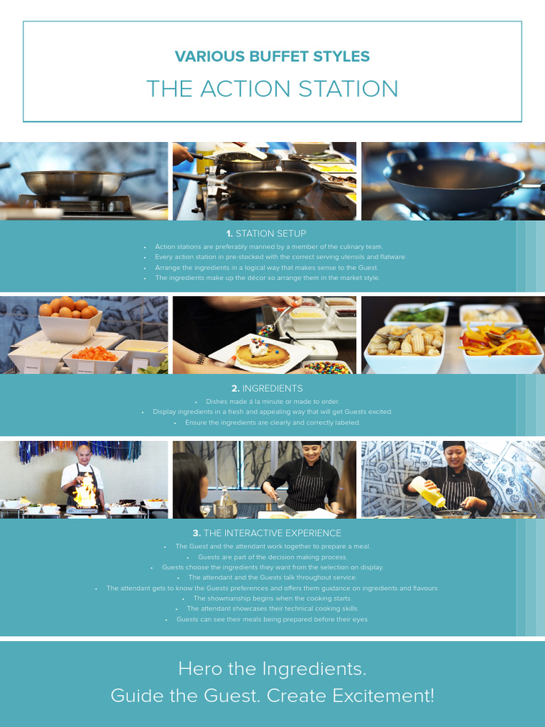 Various Buffet Styles Poster 3 | PDF | Cooking, Food & Wine