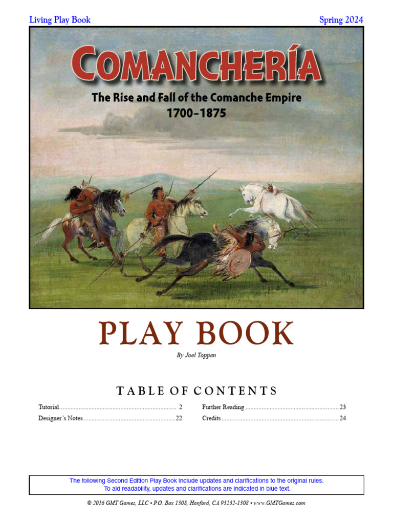 Comancheria LivingPlaybook | PDF