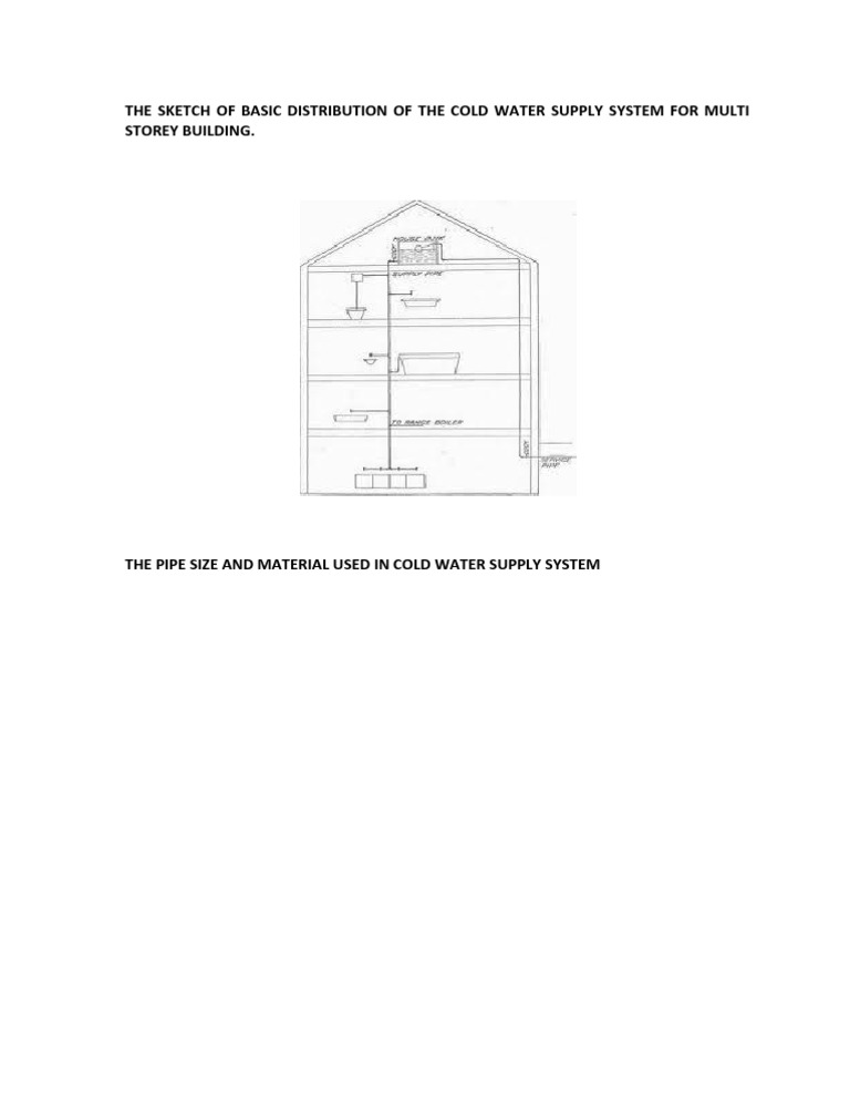 Cold Water System | PDF