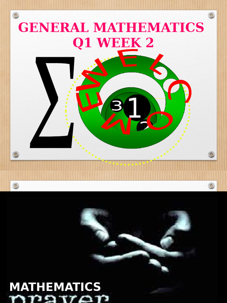 GENMATH Q1W2 PPT Part 1 | PDF | Equations | Inequality (Mathematics)